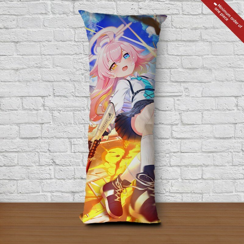 Подушка с изображением Миано Хосино из Azur Lane, 30x50 см, цвет 43, мягкая удобная подушка для студентов
