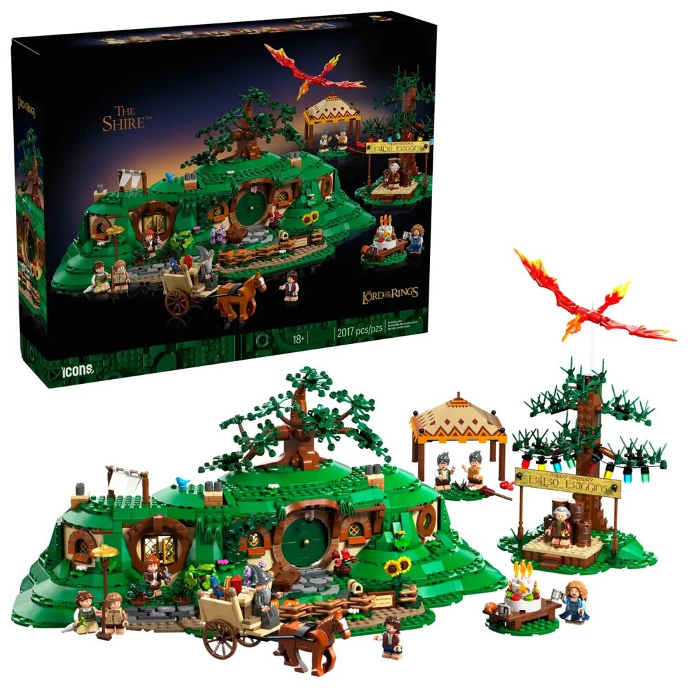 Конструктор пластиковый LEGO Icons The Shire Lord of the Rings 2017 деталей