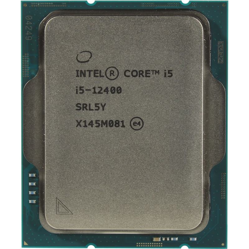 Процессор APU LGA1700 Intel Core i5-12400 (Alder Lake, 6C/12T, 2.5/4.4GHz, 18MB, 65/117W, UHD Graphics 730) OEM (analog CM8071504650608) CM8071504555317