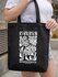 Сумка шоппер PRINTSHOT, фактура рельефная, черный