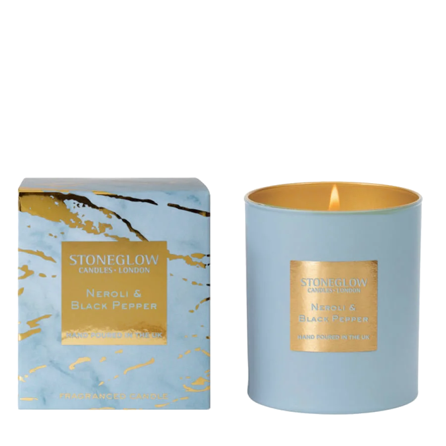 Свеча для дома Stoneglow Neroli and Black Pepper 220 гр - Стоунглоу Нероли Энд Блэк Пеппер