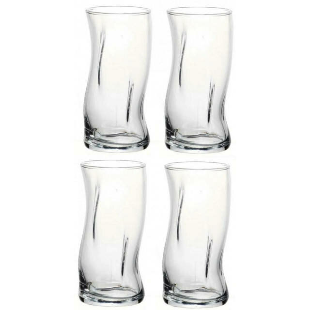 PASABAHCE Amorf набор стаканов 4 шт по 400 мл высокие стеклянные бокалы для воды
