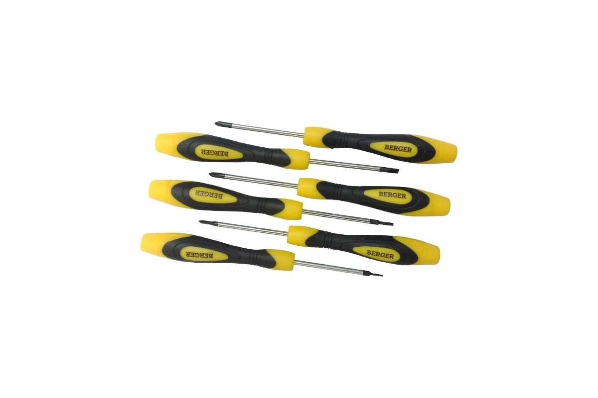 Berger BG BG1068 Набор часовых отверток 6 шт для точной механики часов и ремонта