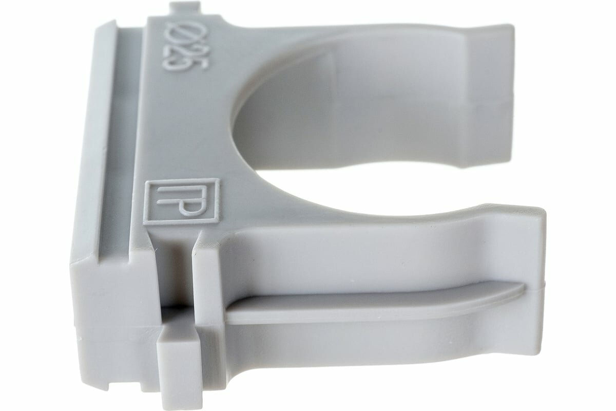 Промрукав Крепёж-клипса для труб Полистирол d25, 100 шт PR.02725 для монтажа труб