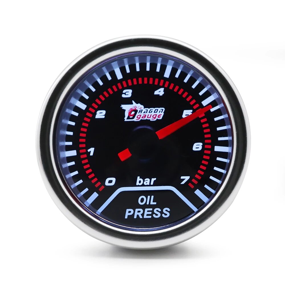 Датчик давления масла 52 мм, Oil Press bar, аналоговый