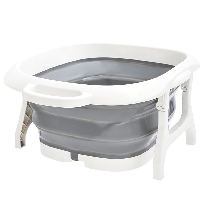 Японская складная ванночка для ног, пластиковая емкость для мытья ног, телескопическая, портативная, массажная ванночка для ног, артефакт для домашнего использования