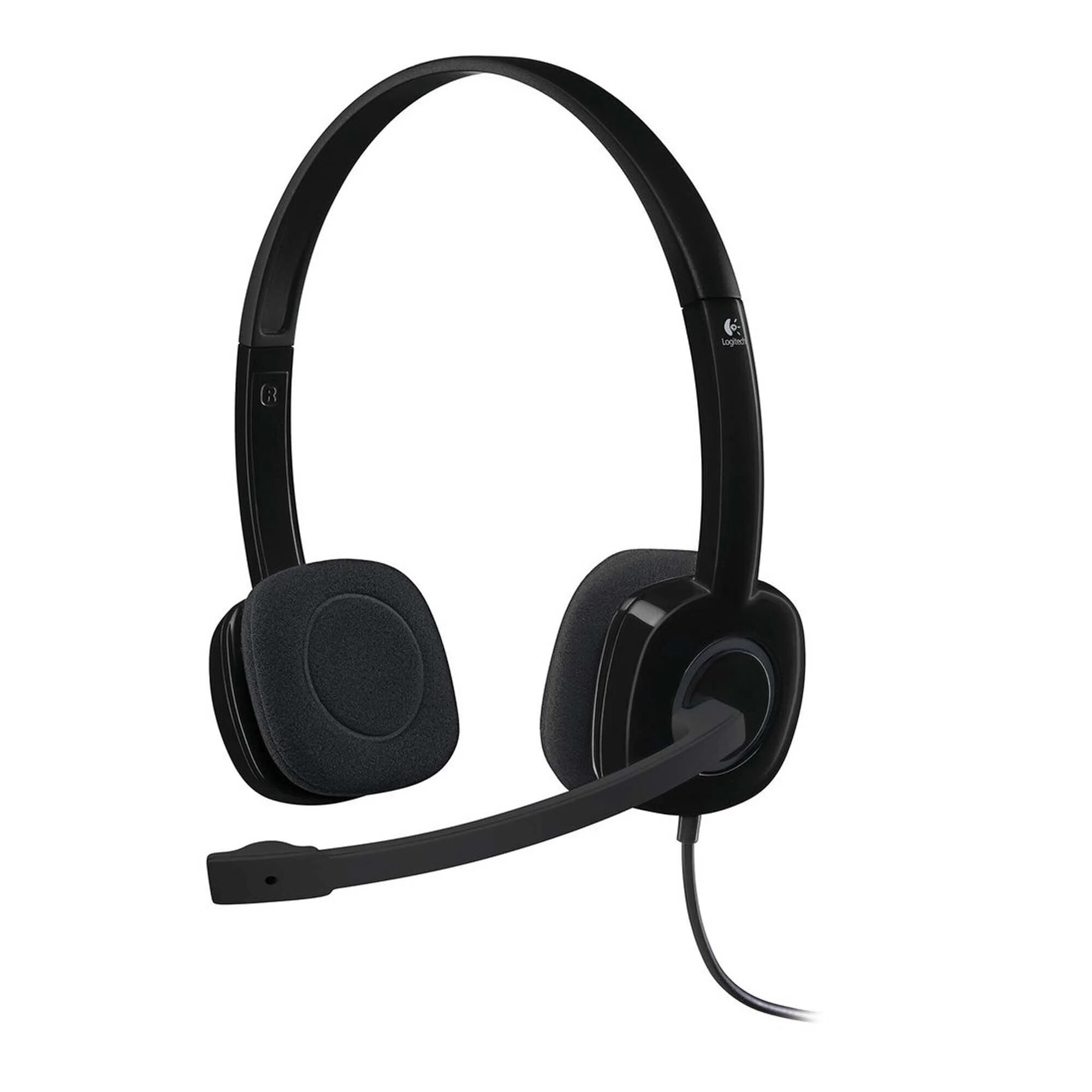 Logitech H151 Stereo Headset black проводная гарнитура, 20.0 - 20000.0 Гц
