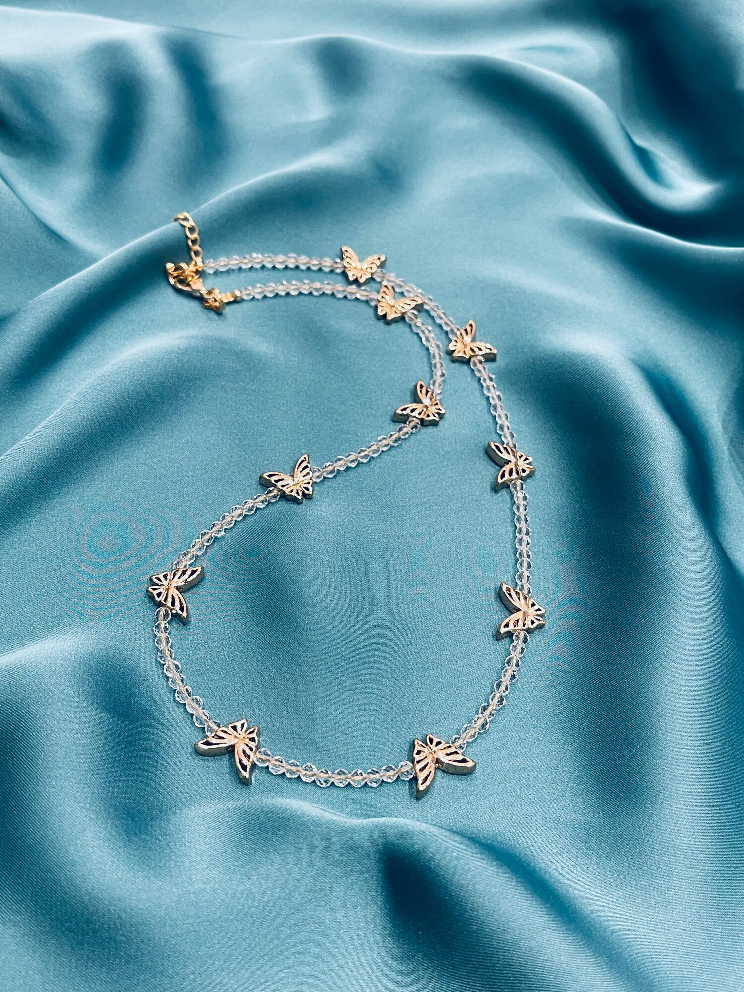 Колье, горный хрусталь