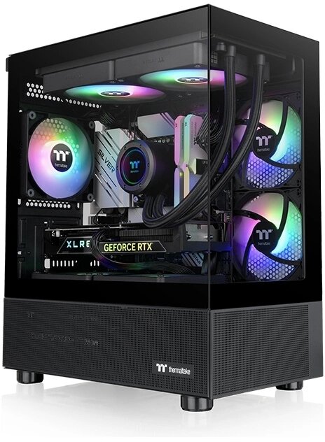 Корпус Thermaltake View 170 TG ARGB черный без БП mATX