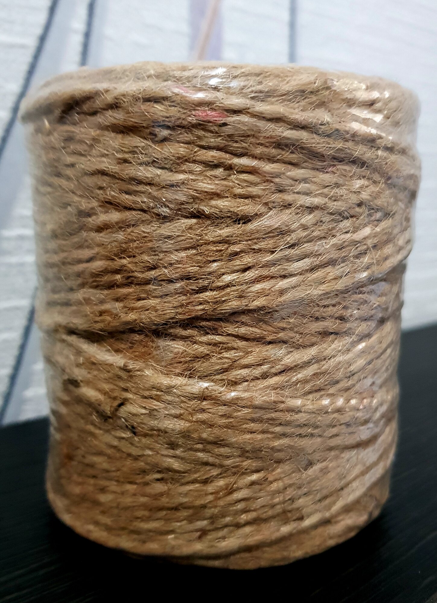 Шпагат джутовый 100% 2-х ниточный. Для дома и дачи. Упаковка и дизайн.