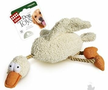 GIGWI Игрушка для собак Утка с пищалкой, 36 см (75037)