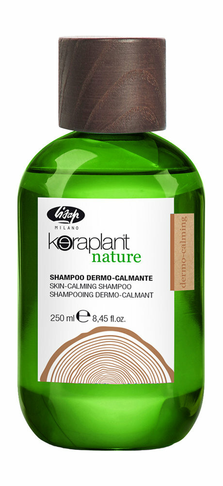 Lisap Milano Keraplant Nature Skin-Calming Shampoo, Успокаивающий шампунь для чувствительной кожи головы, 250мл