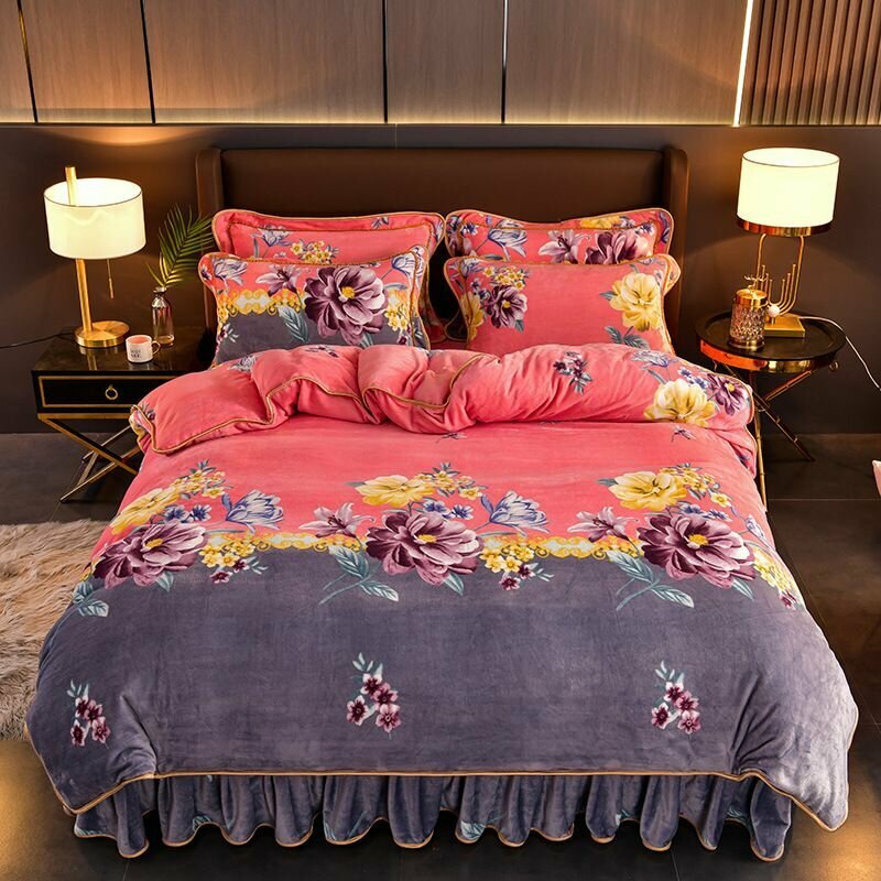 Комплект кровати из четырех предметов 2-х спальное 200х230 см, зимнее-BF