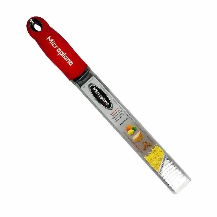 Терка Microplane Zester для сыра и цитрусовых серая / Терка Микроплан, США