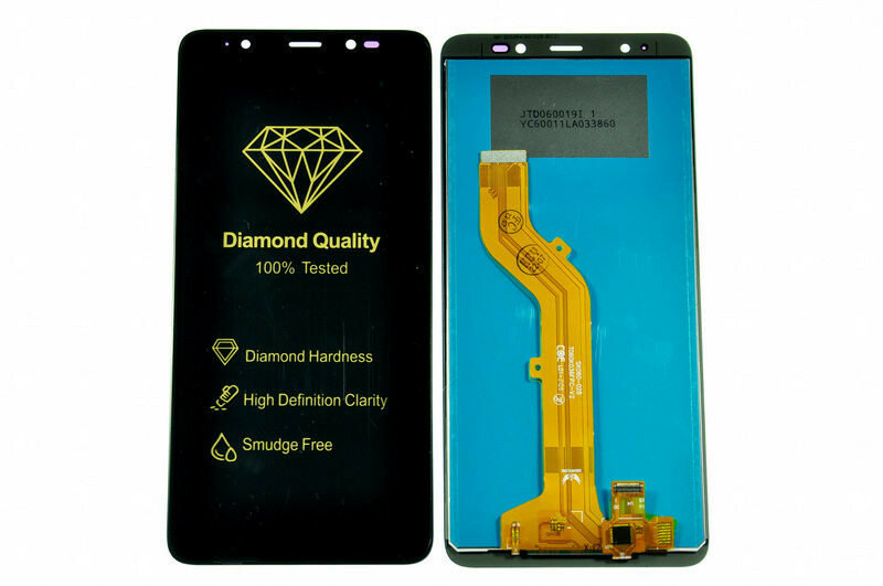 Дисплей для Tecno Pop 4+Тачскрин черный