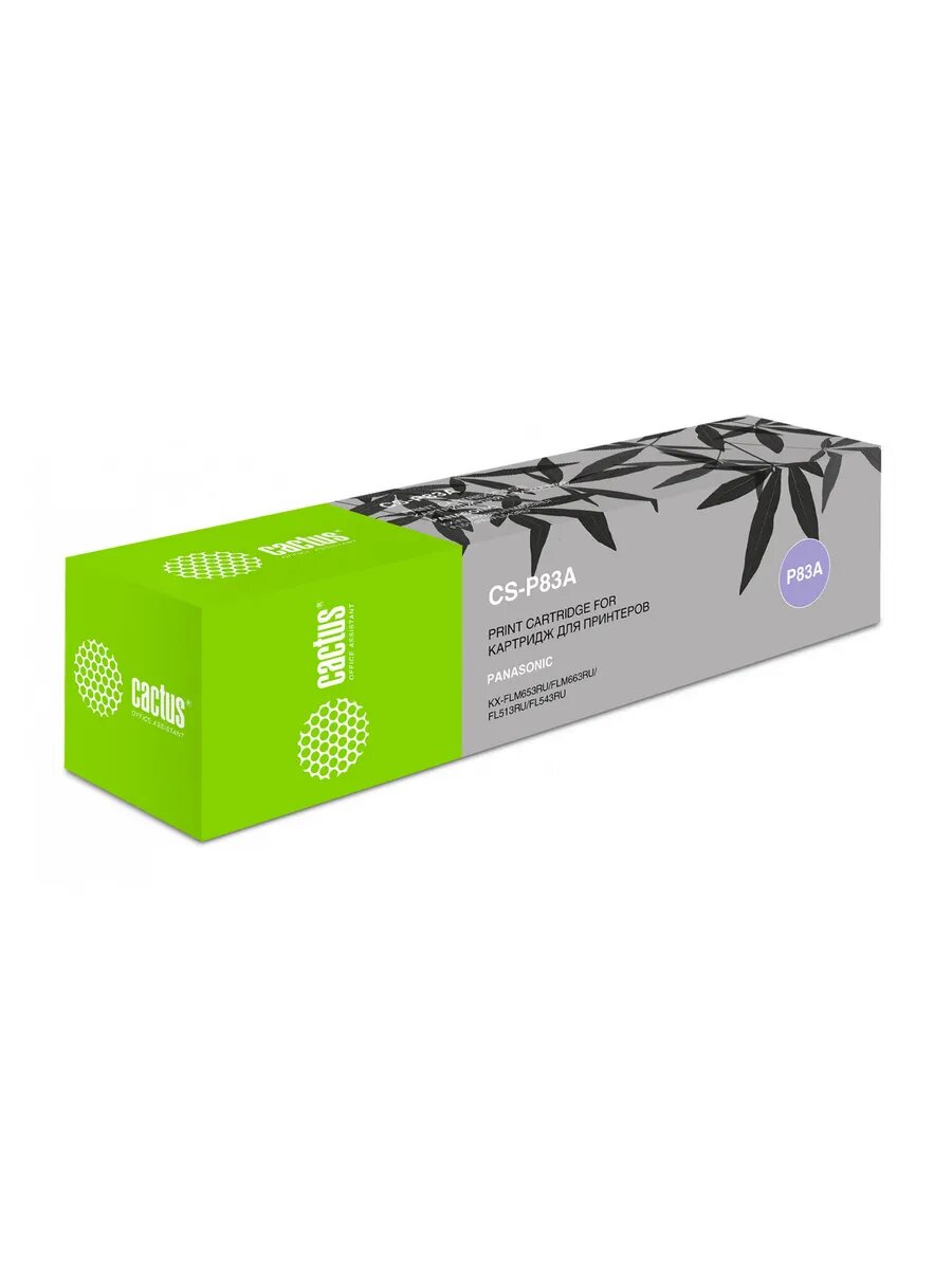 Тонер-картридж CACTUS CS-P83A для PANASONIC KX-FL511/513/540/611FLM651 черный ресурс 2500 стр