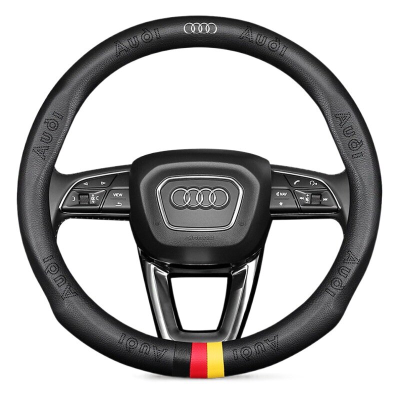Руль HOCNSEN, для Audi A4/LA6/LA3/Q2/Q3/Q5/Q7/A57, ультратонкий, кожаный