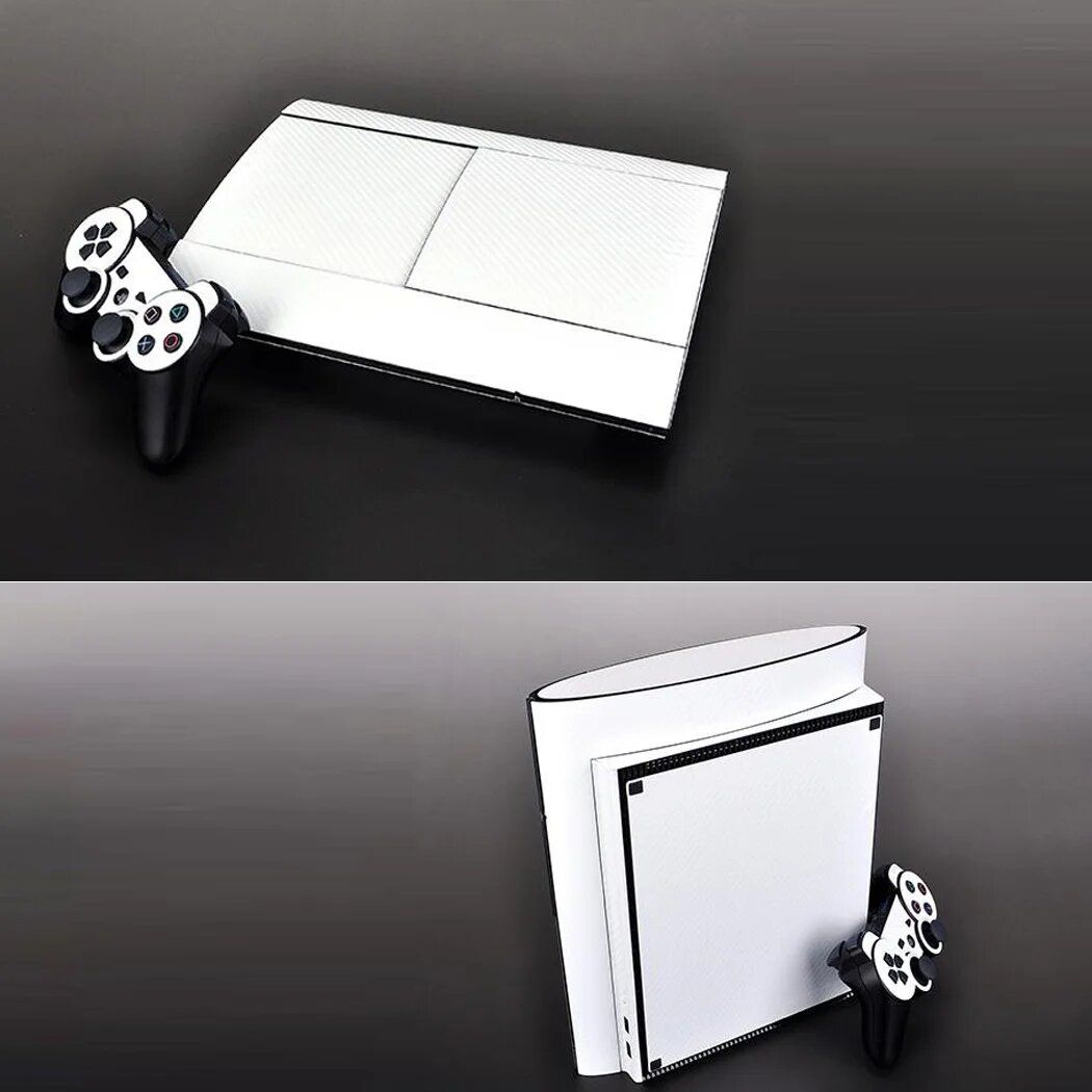 Наклейка PS3 Super Slim White