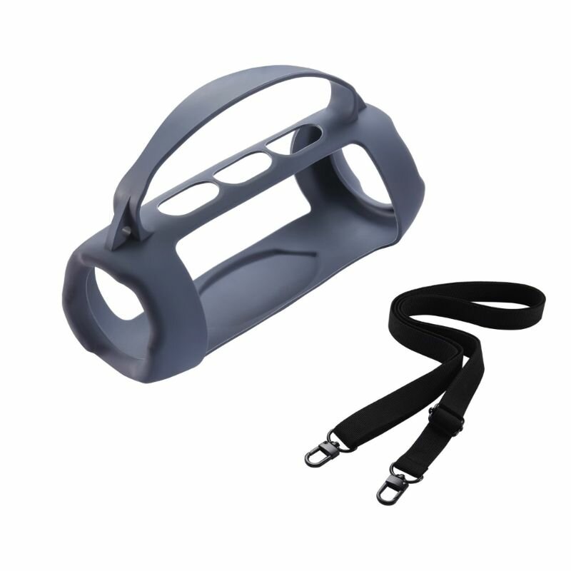 (1 комплект) Силиконовый чехол JBL Charge 5 WiFi Edition - синий