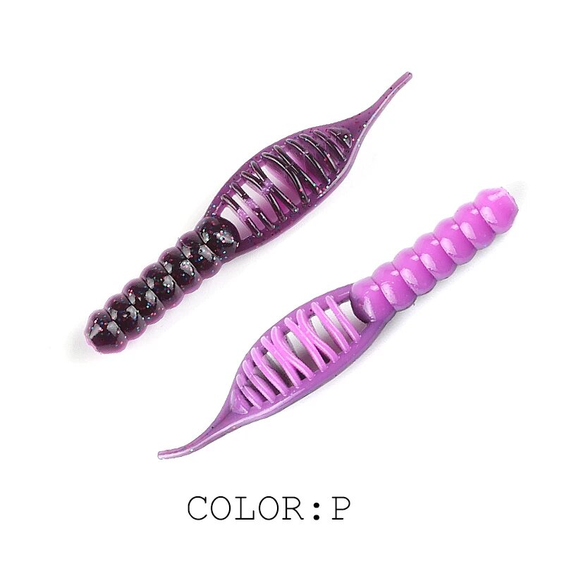 Суперконтинентальные приманки Fanatik 80 мм/8 шт, 55 мм/15 шт. Фиолетовый, 80mm 8pcs 3.8g, P