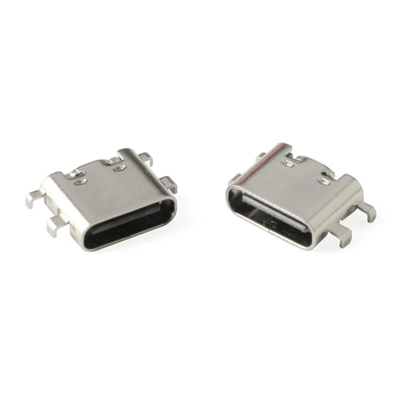 Разъем Micro USB Type-C 1.6mm, черный — фото 1