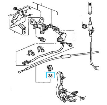 Фиксатор S, топливопровод (Оригинал)