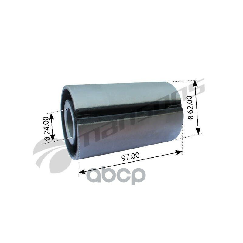 Сайлентблок RENAULT Magnum рессоры (24x62x97) MANSONS Mansons арт. 800.091