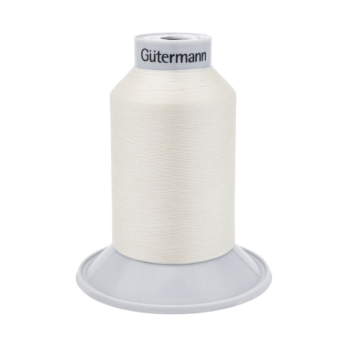 Нитки швейные Skala 240, 5000 м, для подшивочных и обметочных швов, Gutermann (001 молочный)