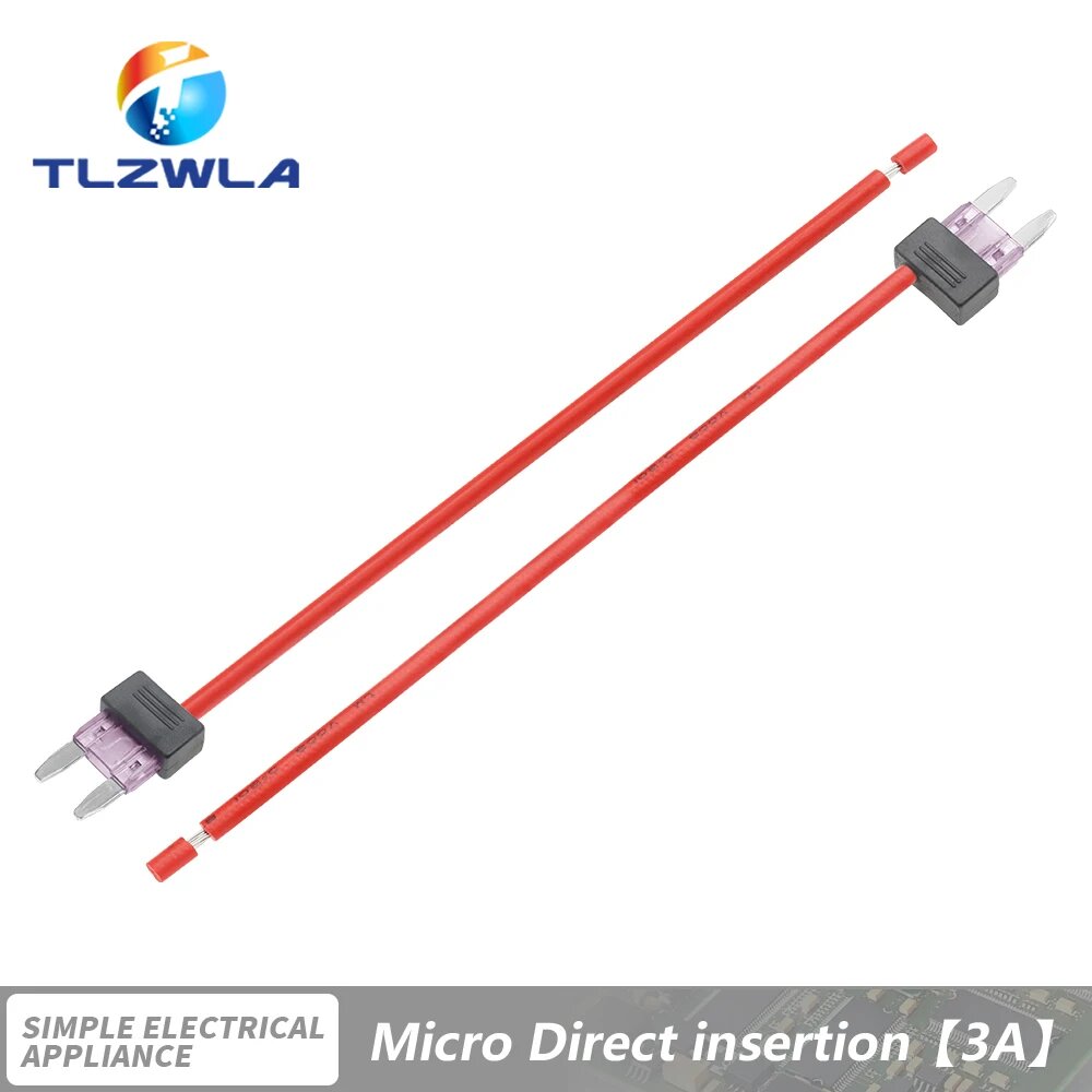 Автомобильный держатель предохранителя TLZWLA 12В 3А 5А 10А 15А 20А 5PCS, 3A