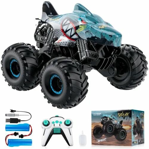 Радиоуправляемый внедорожник "акула", синий.