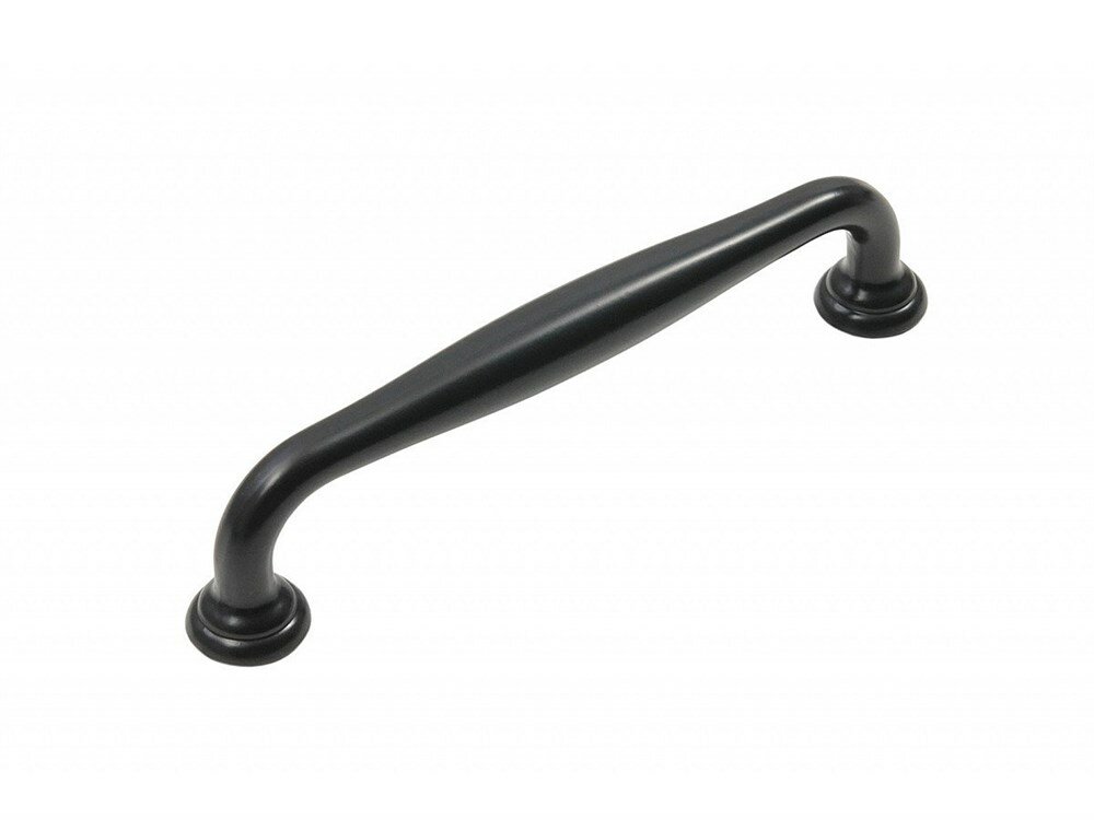 VVT Ручка скоба мебельная URSULA RS433BL.4, Цинк-алюминий, 115*20*33