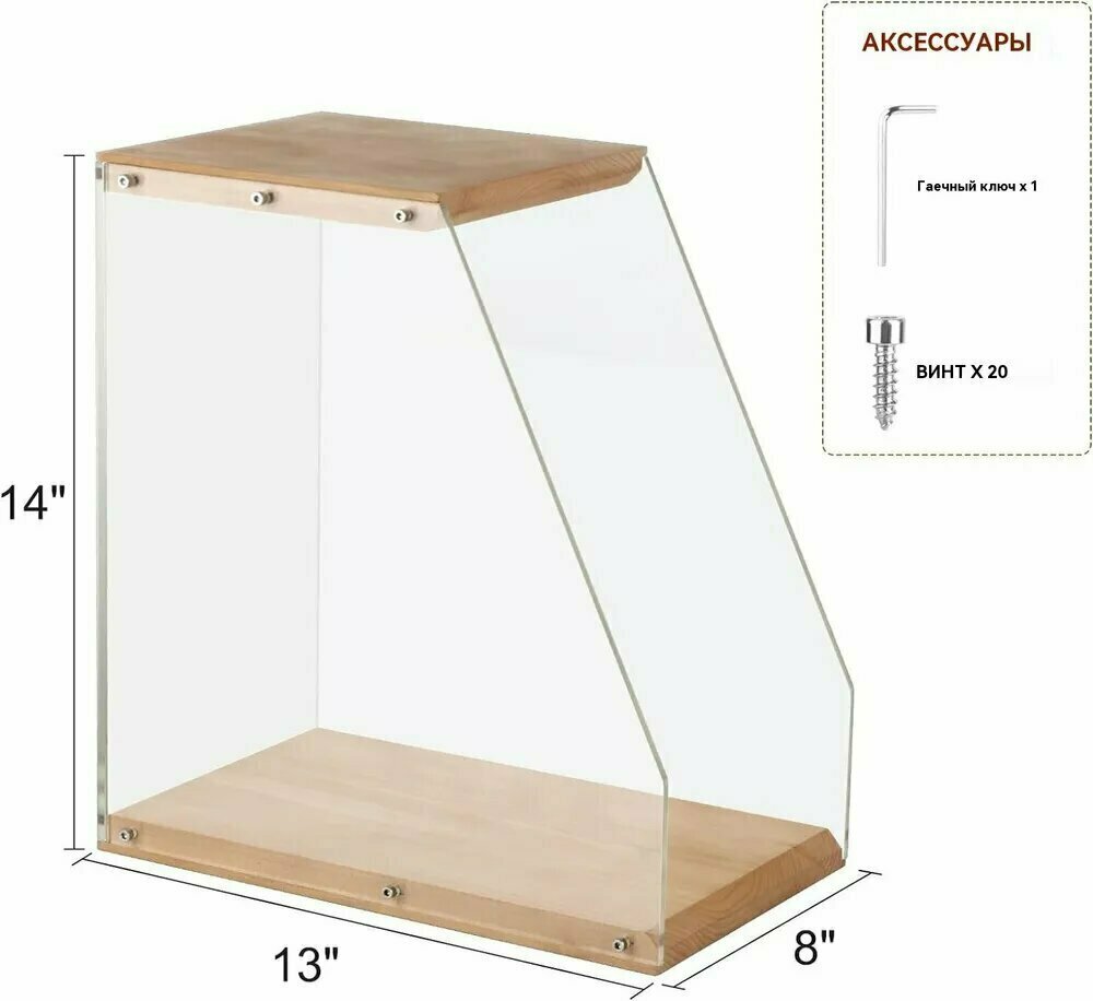 Подставка ящик для хранения виниловых пластинок и журналовЯщик кейс органайзер для хранения до 40 виниловых пластинок