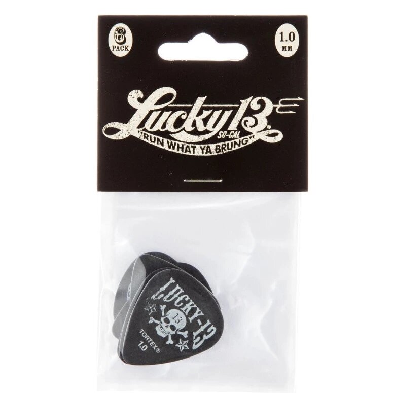 Набор медиаторов 6шт. Dunlop L13CP100 Lucky 13 6Pack