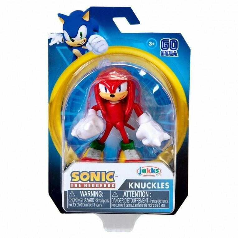 Sonic Соник The Hedgehog Knuckles 2,5-дюймовая коллекционная мини-фигурка