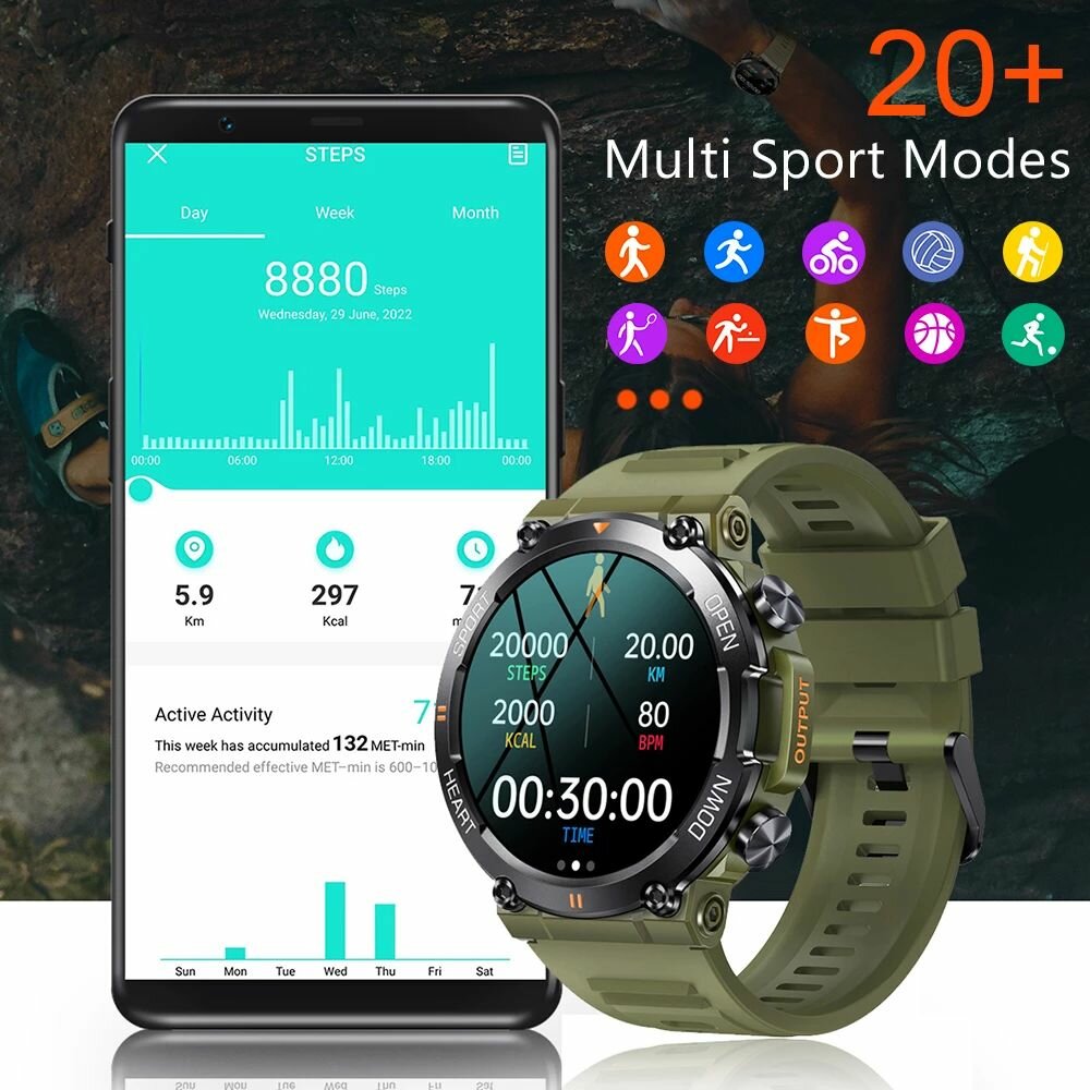 LEMFO Умные часы K56 Pro — фото 1