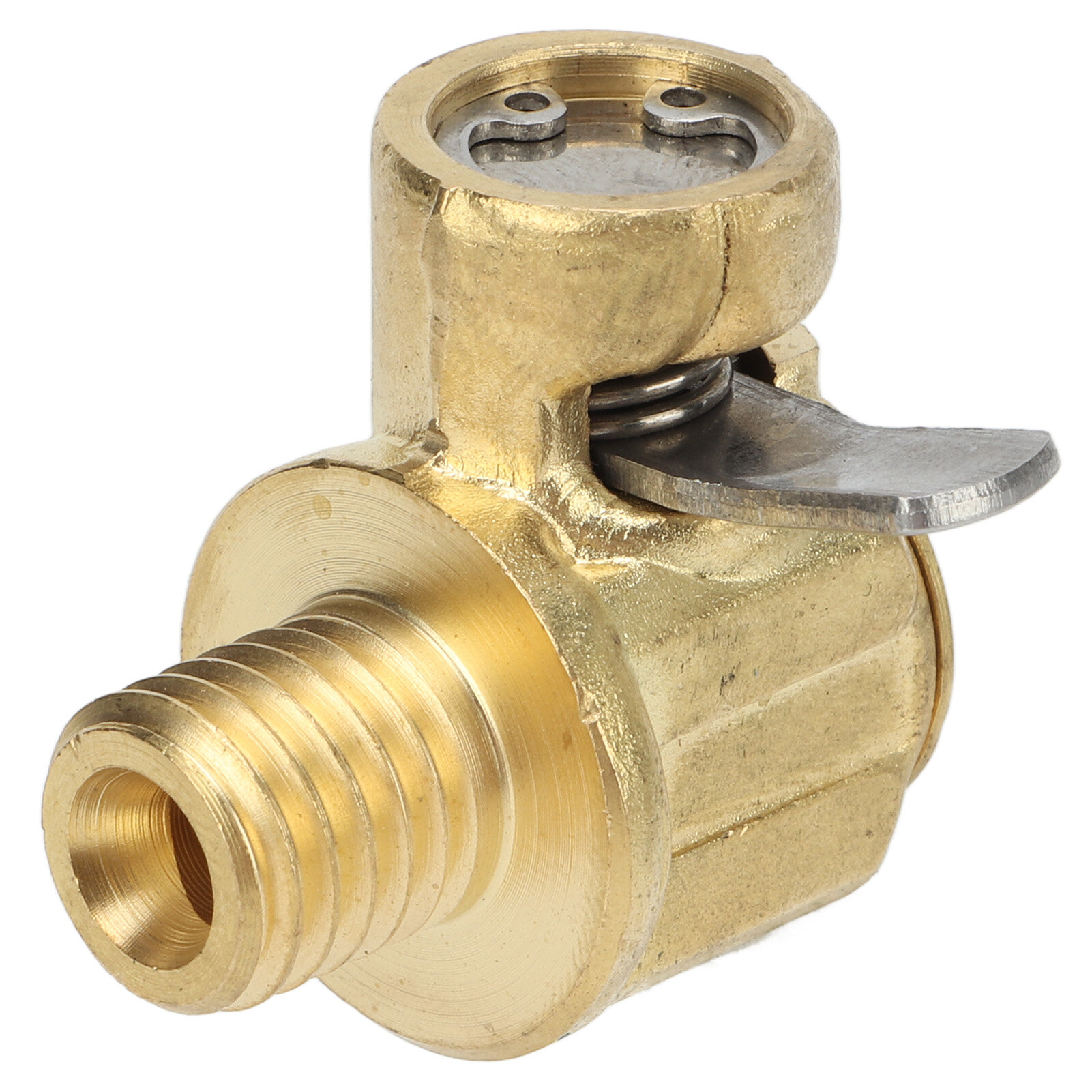 Клапан слива моторного масла Разъем M12‑1,75, быстрая латунь, нержавеющая сталь с рычажным зажимом для легковых автомобилей, легких грузовиков