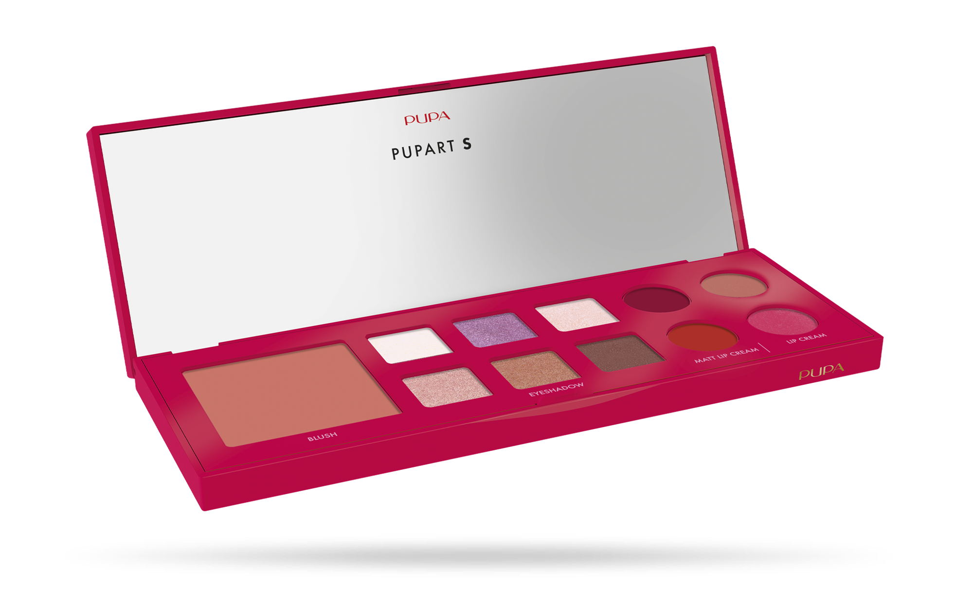 Pupa Палетка для макияжа Pupart S, тон №003, Коричневый и фиолетовый, 11,4 гр