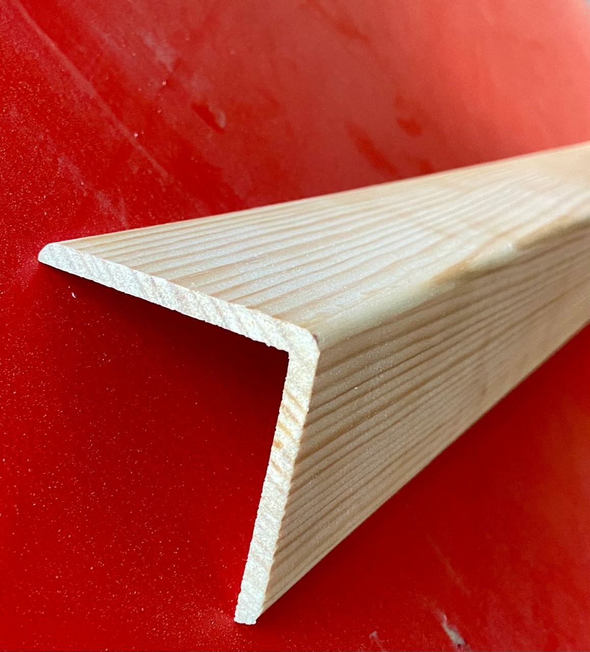 Уголок деревянный 30х30х1000 мм 4 штуки