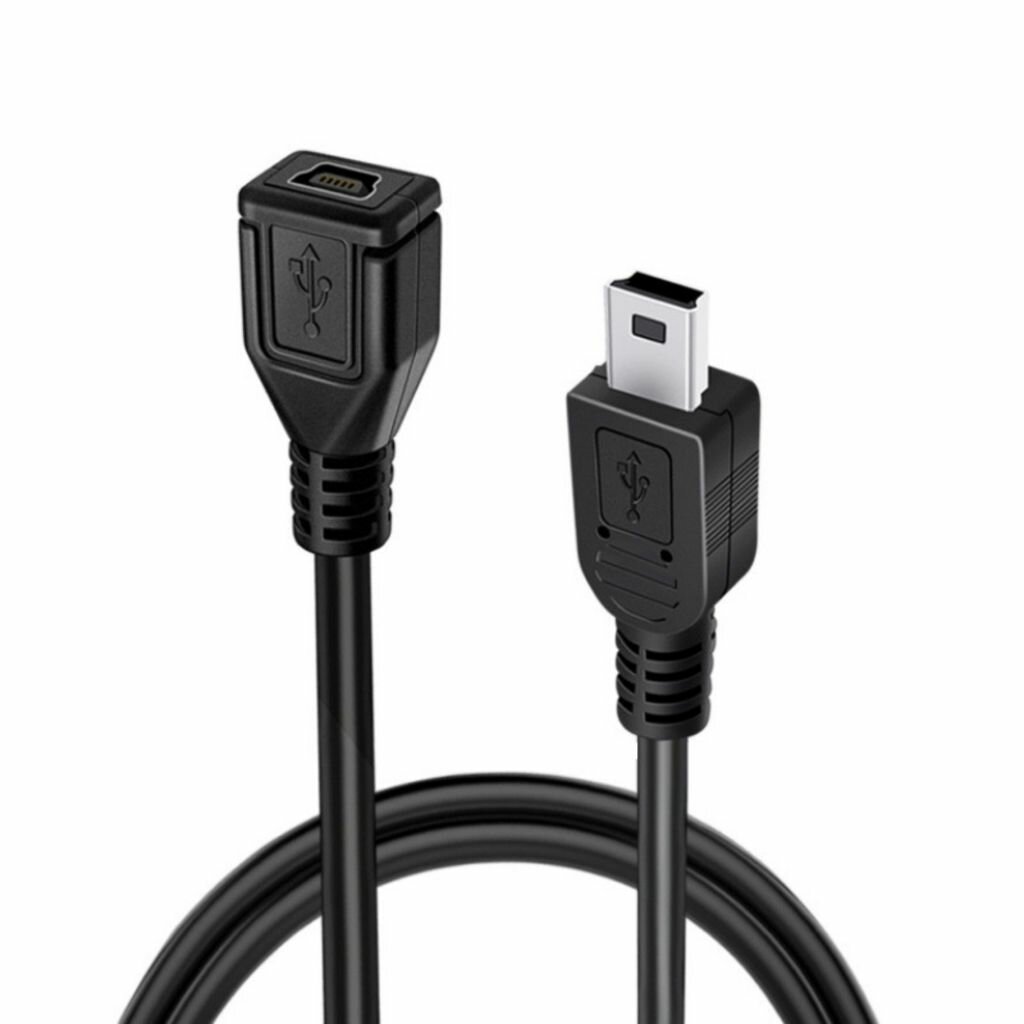 Удлинительный кабель Mini usb от мужчины к женщине для передачи данных удлинил автомобильный видеорегистратор-прямая головка