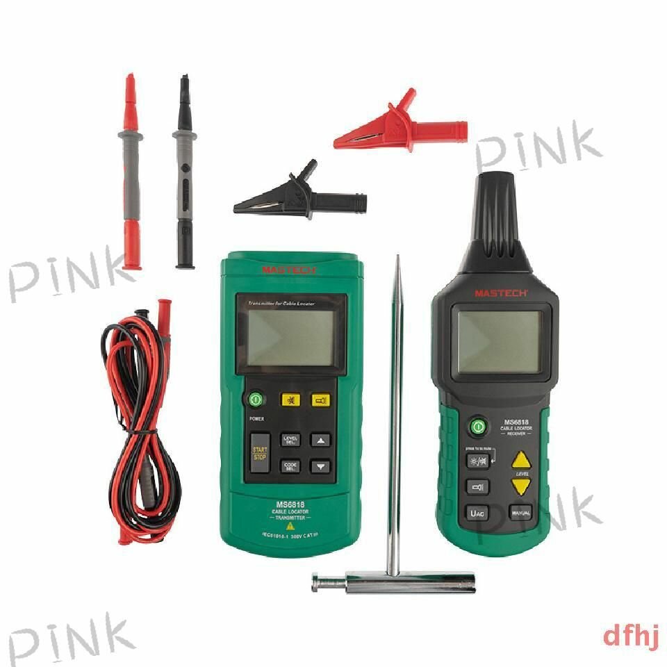 Кабельный локатор/детектор скрытой проводки MASTECH MS-6818, 9 В