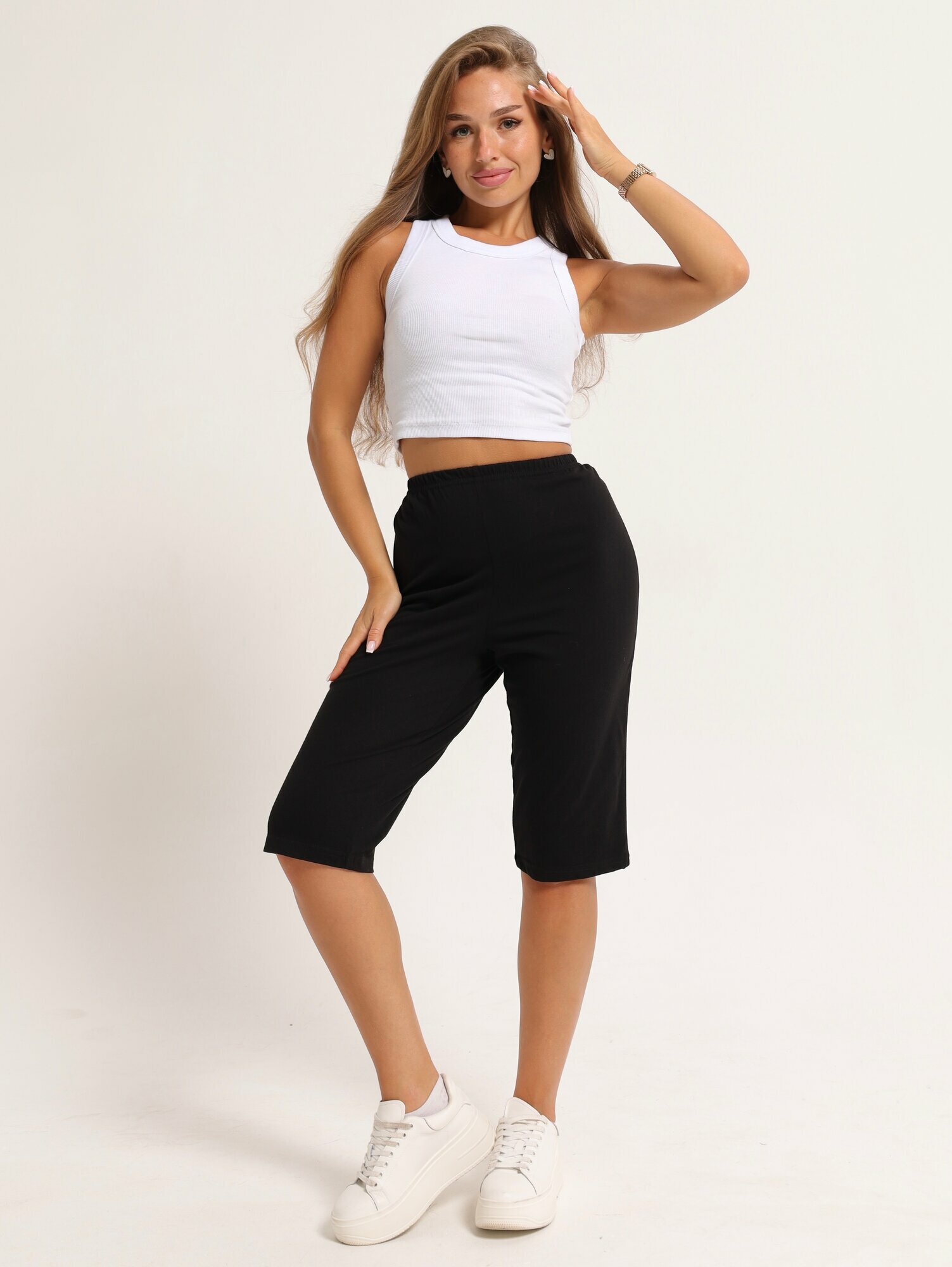 Бриджи бриджи женские летние, трикотажные