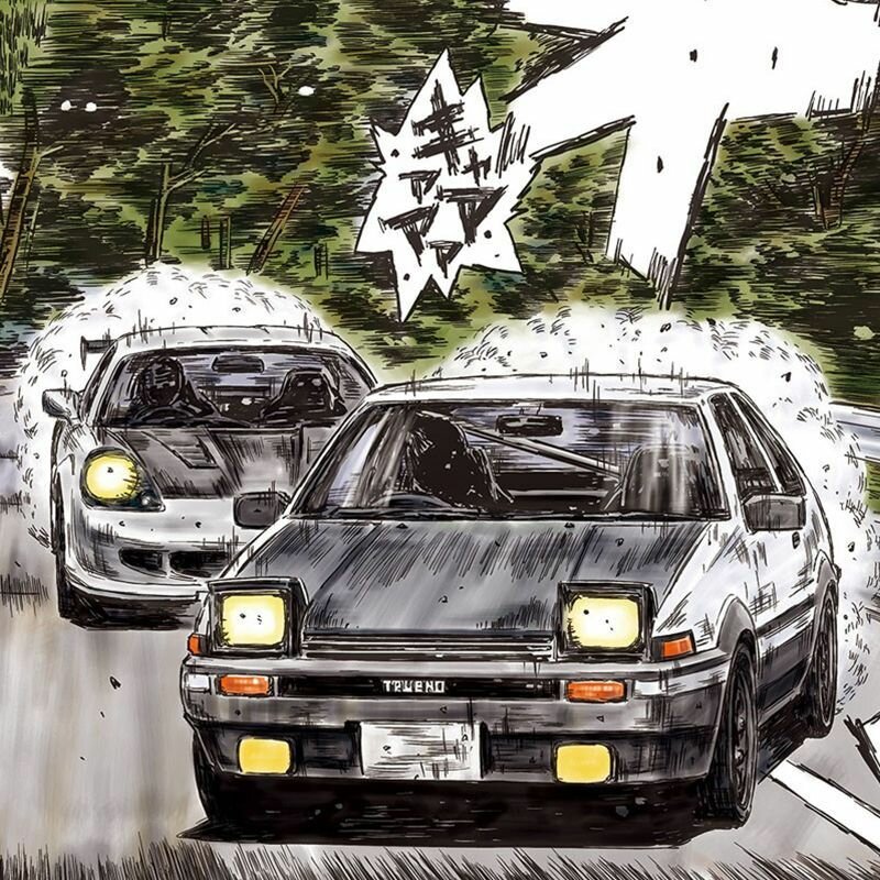 Сборная модель Машинка Aoshima-05961 1/24 Initial D Fujiwara Takumi AE86 car model kit