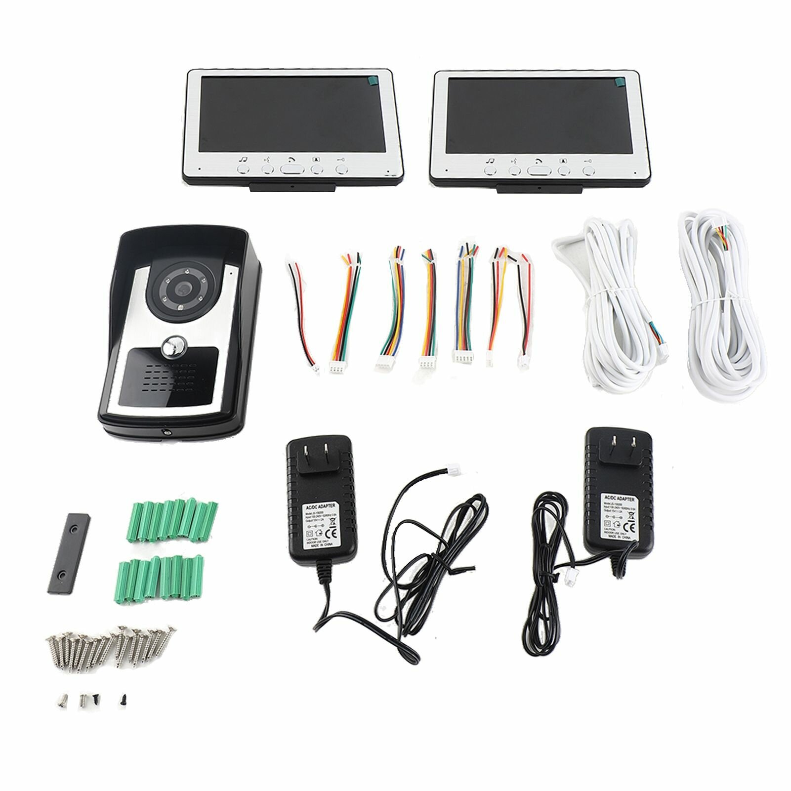 7 дюймов LCD видео домофон проводной комплект для дома с интеркомом и функцией разблокировки