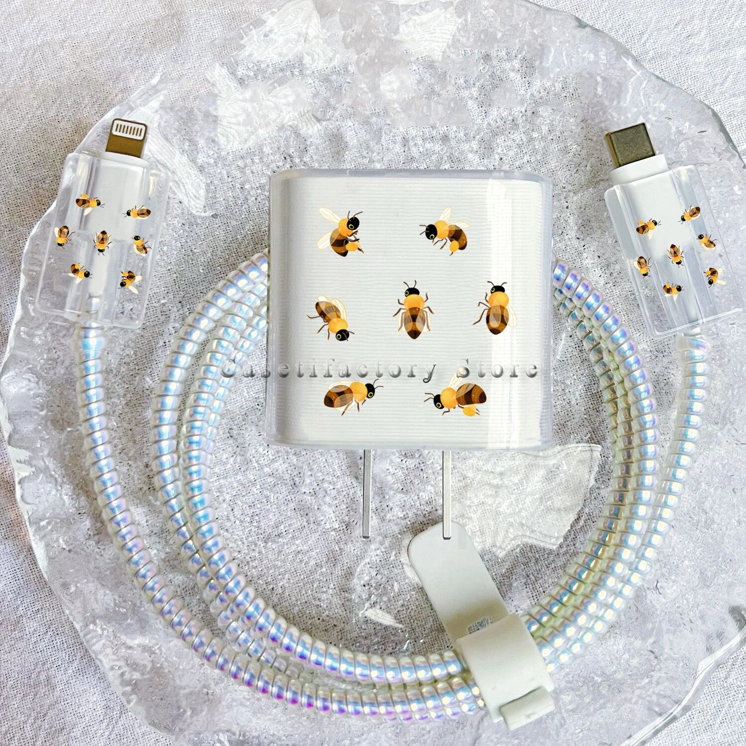 Защитный чехол для зарядного устройства USB-кабеля для IPhone 15 14 13 Pro Max 18/20 Вт, защита зарядного устройства и зарядного кабеля, устройство для намотки проводов для передачи данных 16