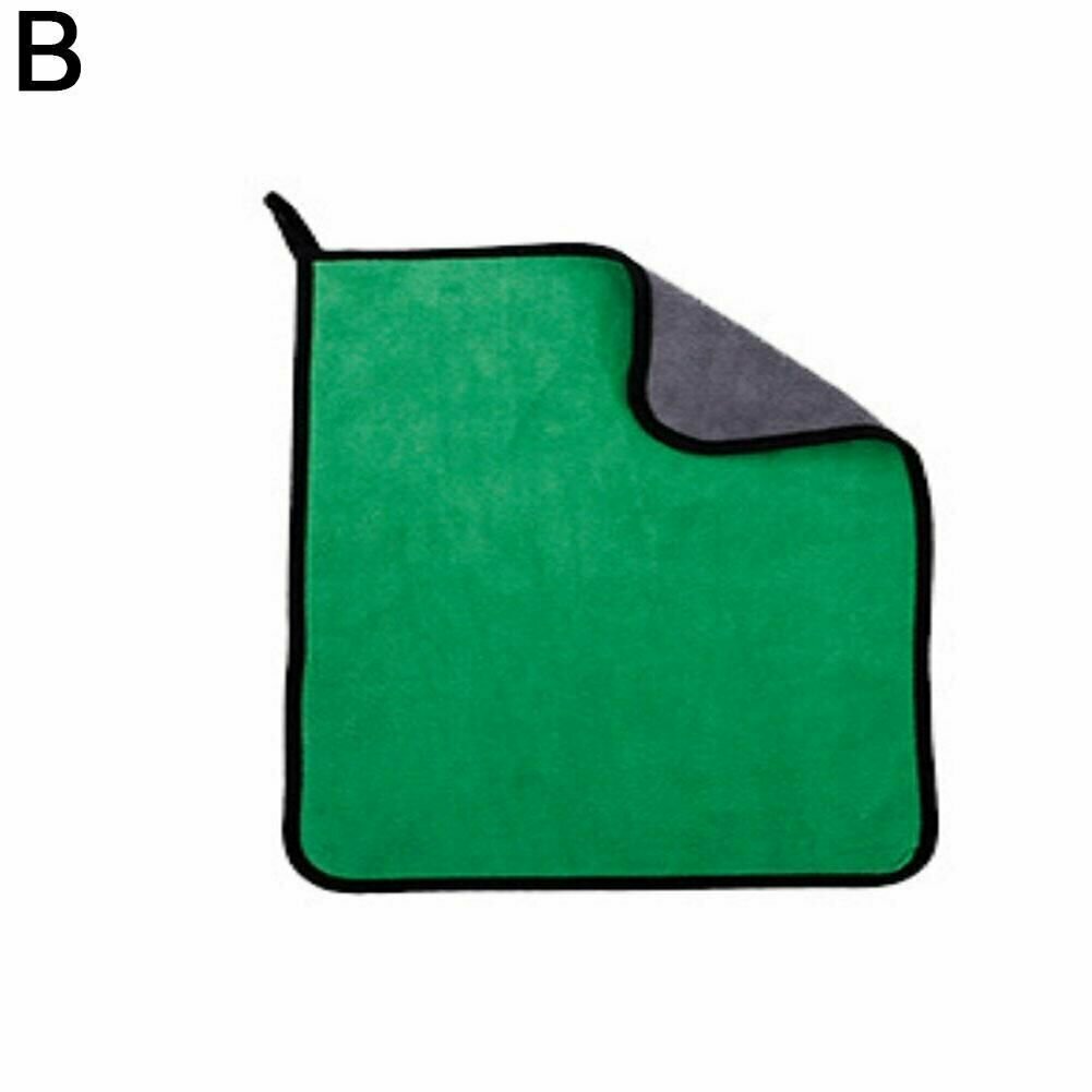 Двухсторонняя салфетка для чистки автомобиля из кораллового флиса, Впитывающие тряпки, средства для чистки автомобиля