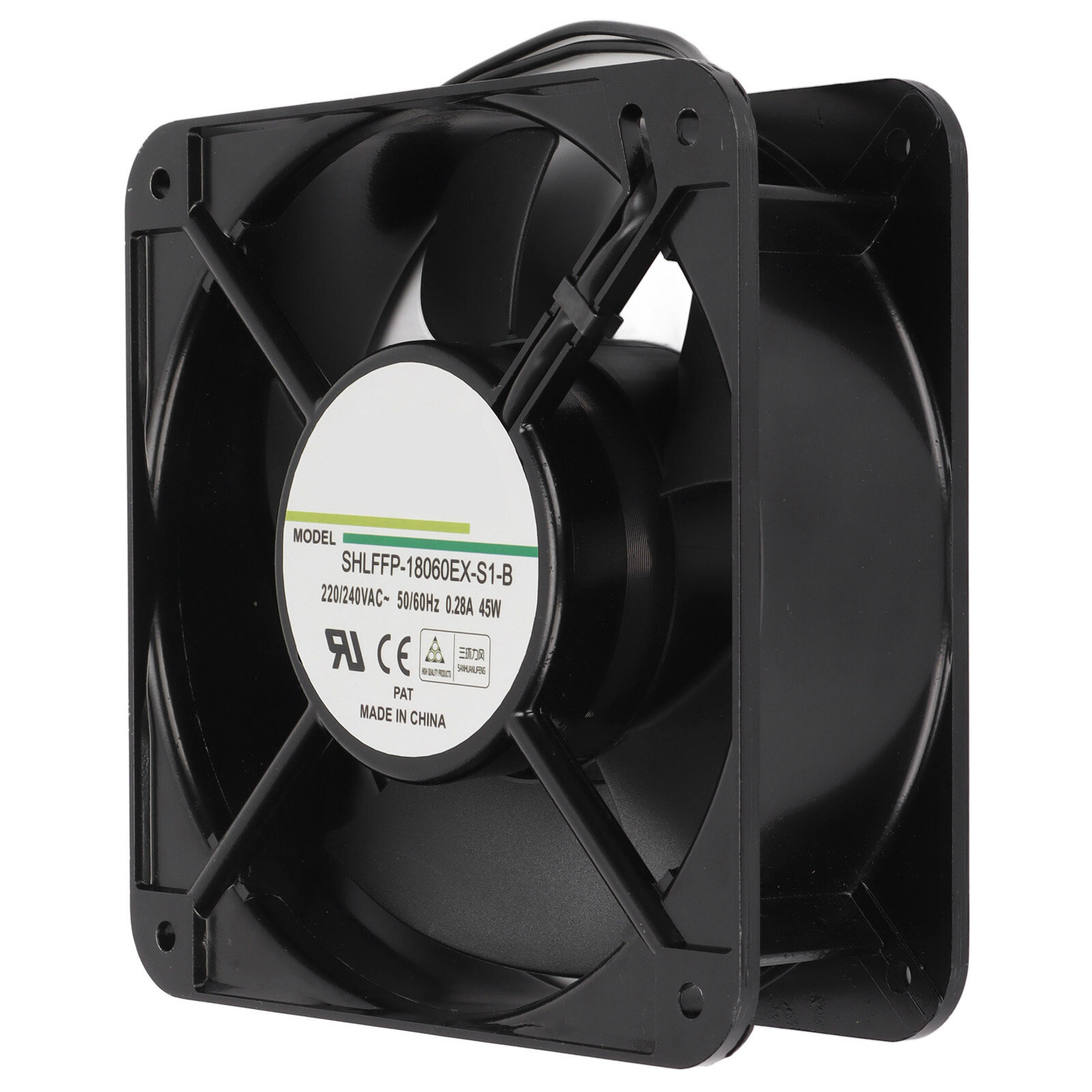 Охлаждающий вентилятор 180 мм, термостойкий вентилятор с двойным шарикоподшипником для корпуса сварочного аппарата, источники питания 220/240 В