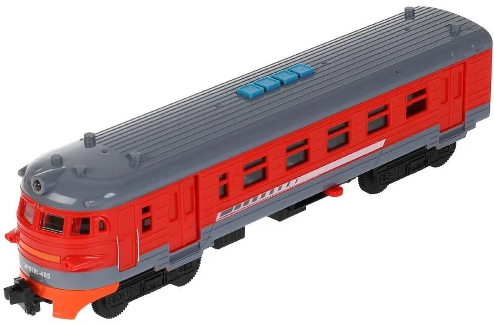 Поезд игрушечный Технопарк Электричка 30см инерционная, со светом и звуком