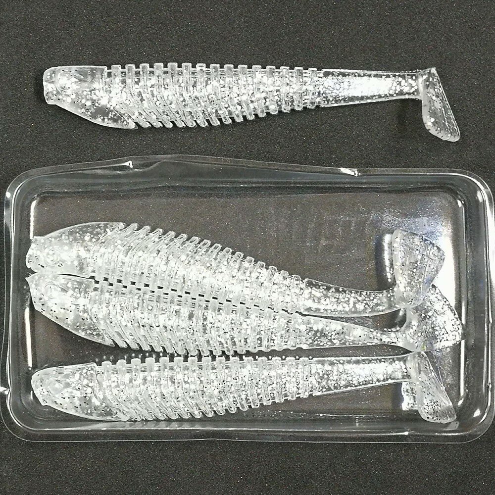 Мягкая приманка Boroda Baits YAKUDZA 110 mm прозрачный (Ghost)
