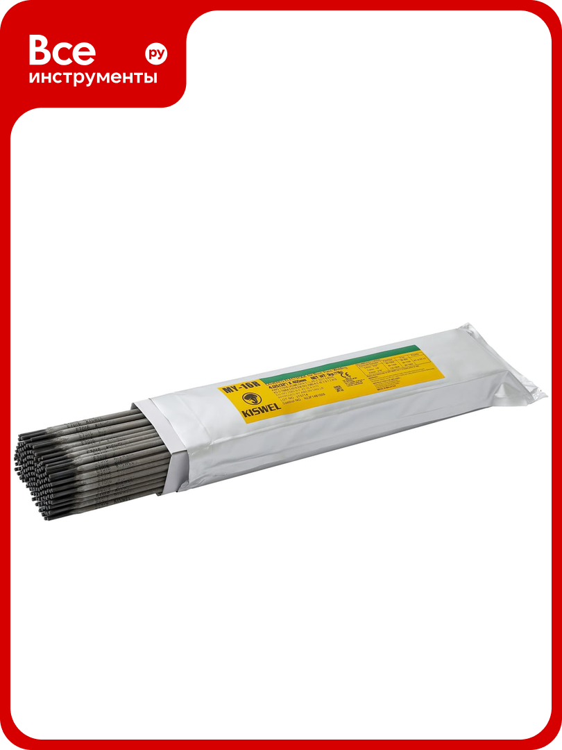 Электроды сварочные KISWEL MY-16R 4.0 мм, 5 кг KISWEL К018051