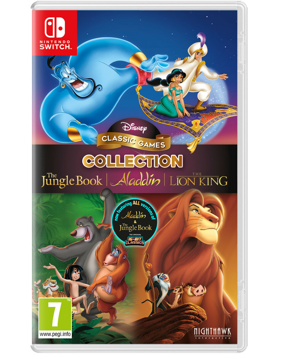 Disney Classic Games Collection: The Jungle Book, Aladdin and The Lion King (Nintendo Switch, английская версия)